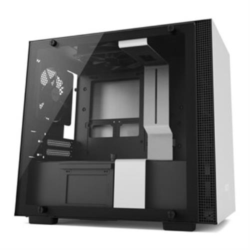 Gabinete nzxt h200i ca-h200w-wb mini itx white-black :: Compu Santa Fe